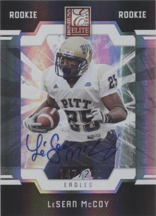 2009 Donruss Elite - Rookies LeSean McCoy #160 Turn of the Century ...