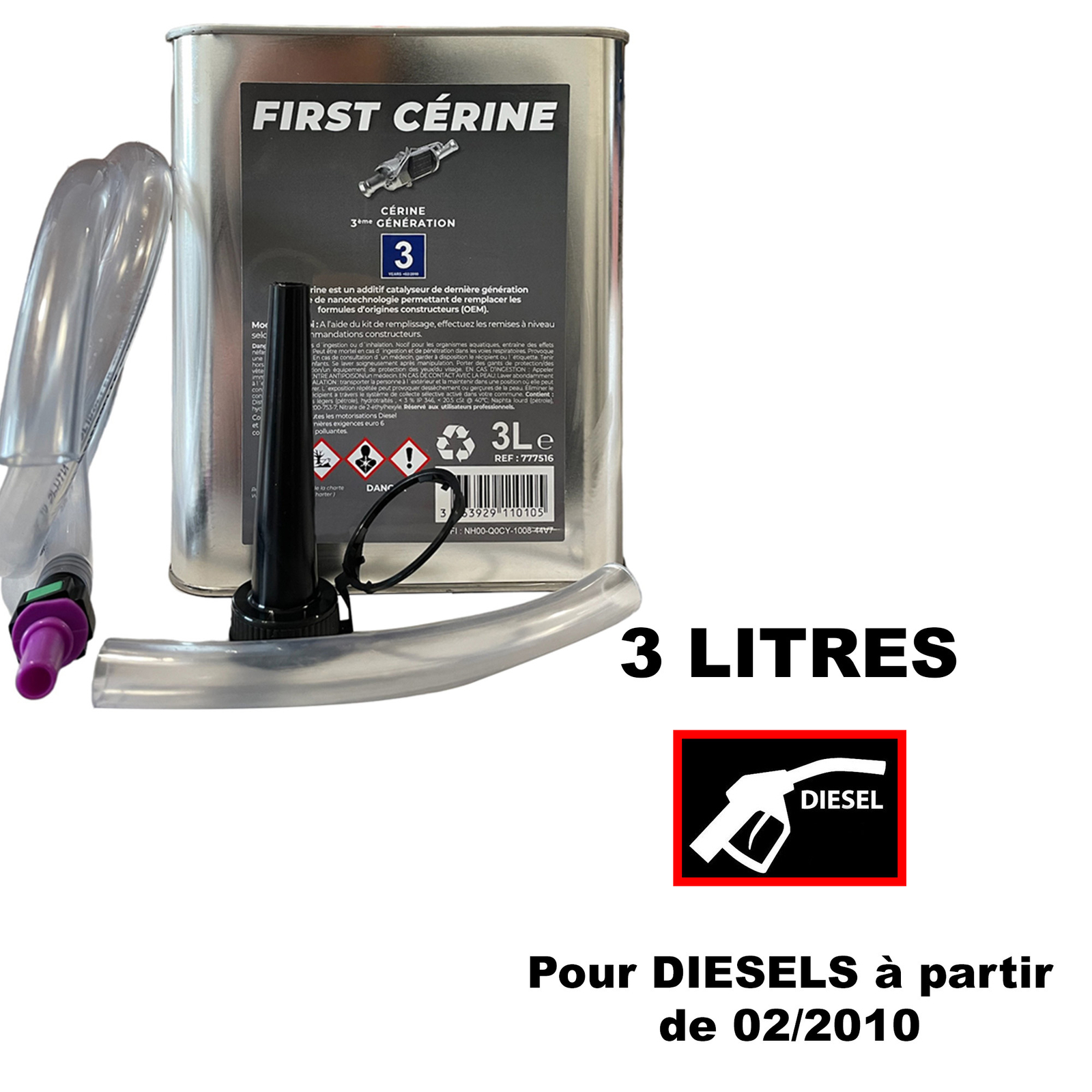 Tank 3 Liters Cerine EOLYS Blue 9736a0 9672419980 BERLINGO II Partner 2 ...