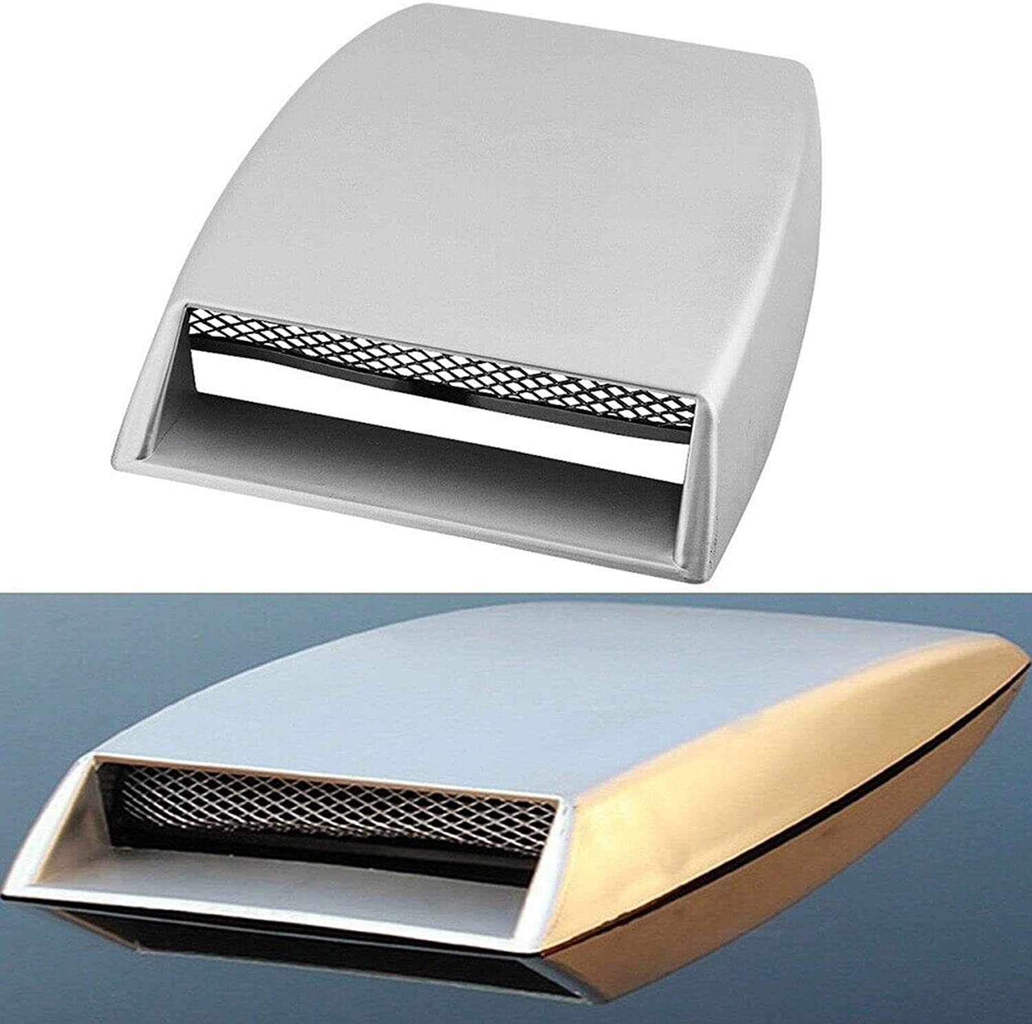 1 x Universal Car Pickup Decorative Air Flow Intake Hood Scoop Vent ...