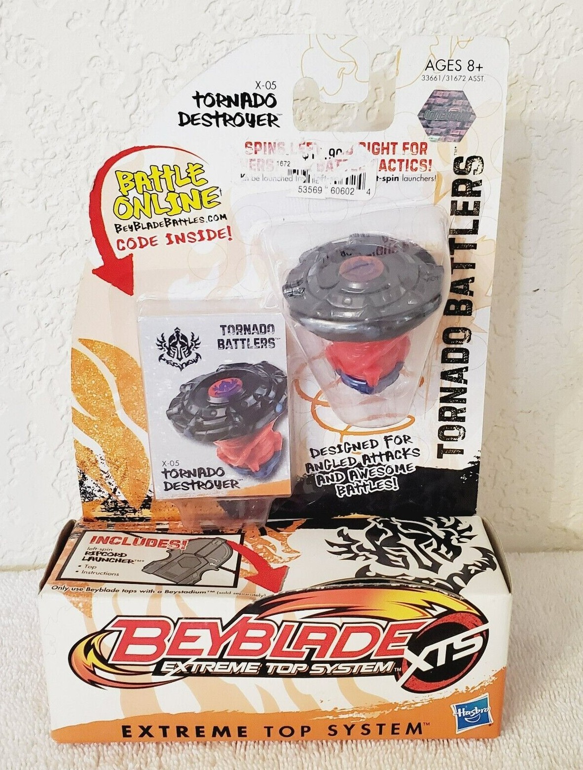 Vtg New Beyblade Extreme Top System Battlers Tornado Destroyer X-05 XTS ...