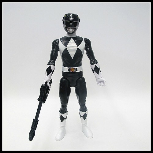 28cm Power Rangers Beast Morphers Black Ranger Action Figures Doll Kids ...