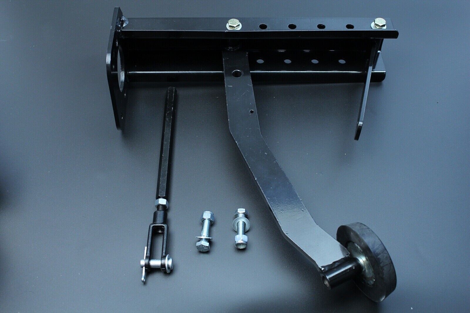 CHROME 7" Power Booster Ball Mill Master Cylinder w/ Pedal Bracket Kit ...