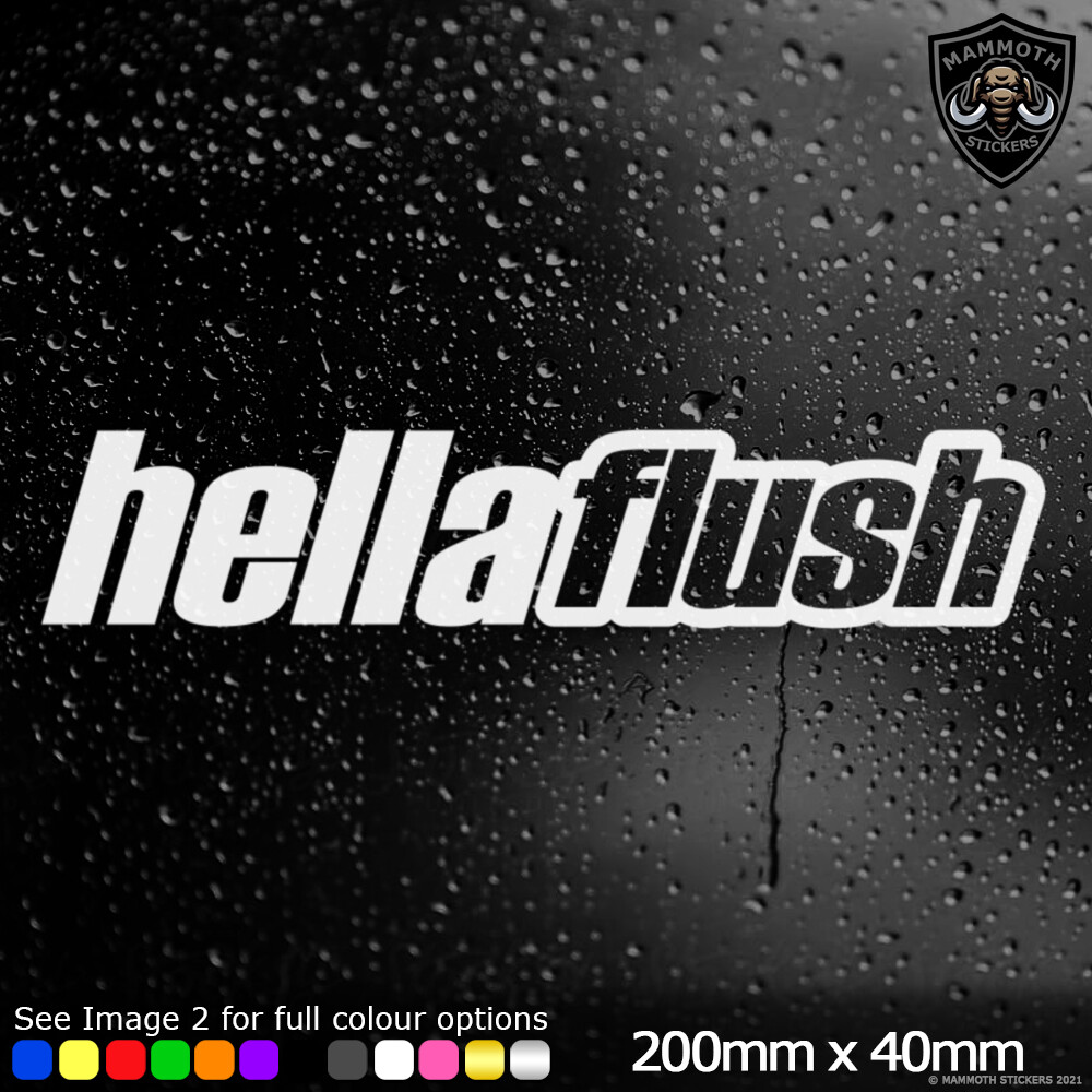 Hellaflush Stickers