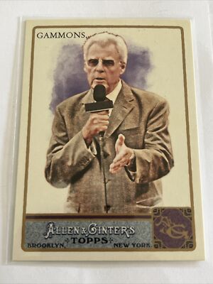 2011 Topps Allen & Ginter #298 Peter Gammons Baseball Analyst ESPN ...