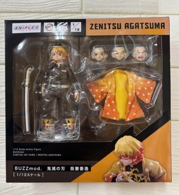 BUZZmod Demon Slayer Zenitsu Agatsuma Figure Aniplex Kimetsu no Yaiba ...