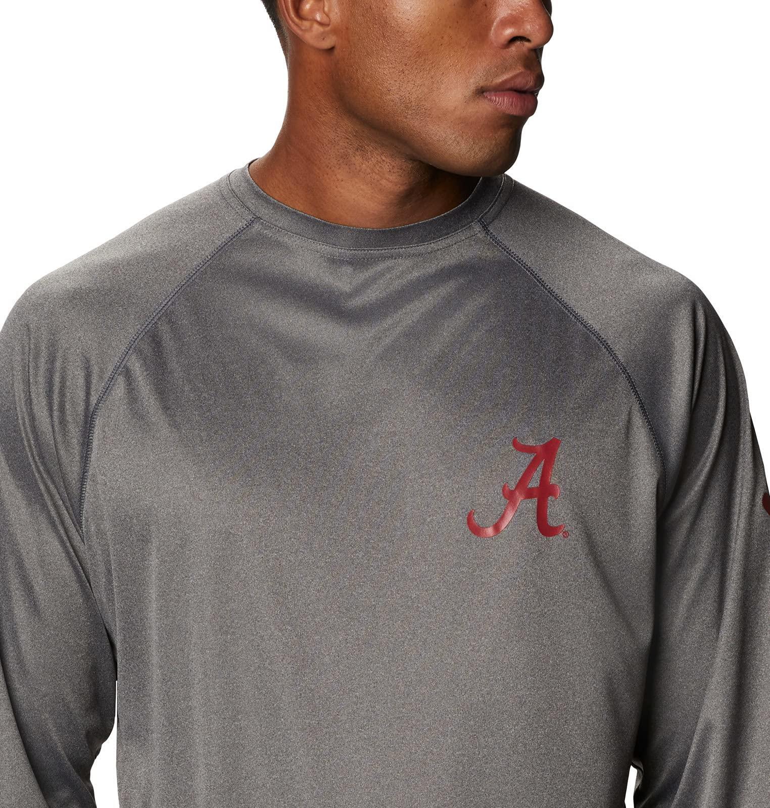 Columbia Men's Alabama Crimson Tide Terminal Tackle Long Sleeve PFG ...
