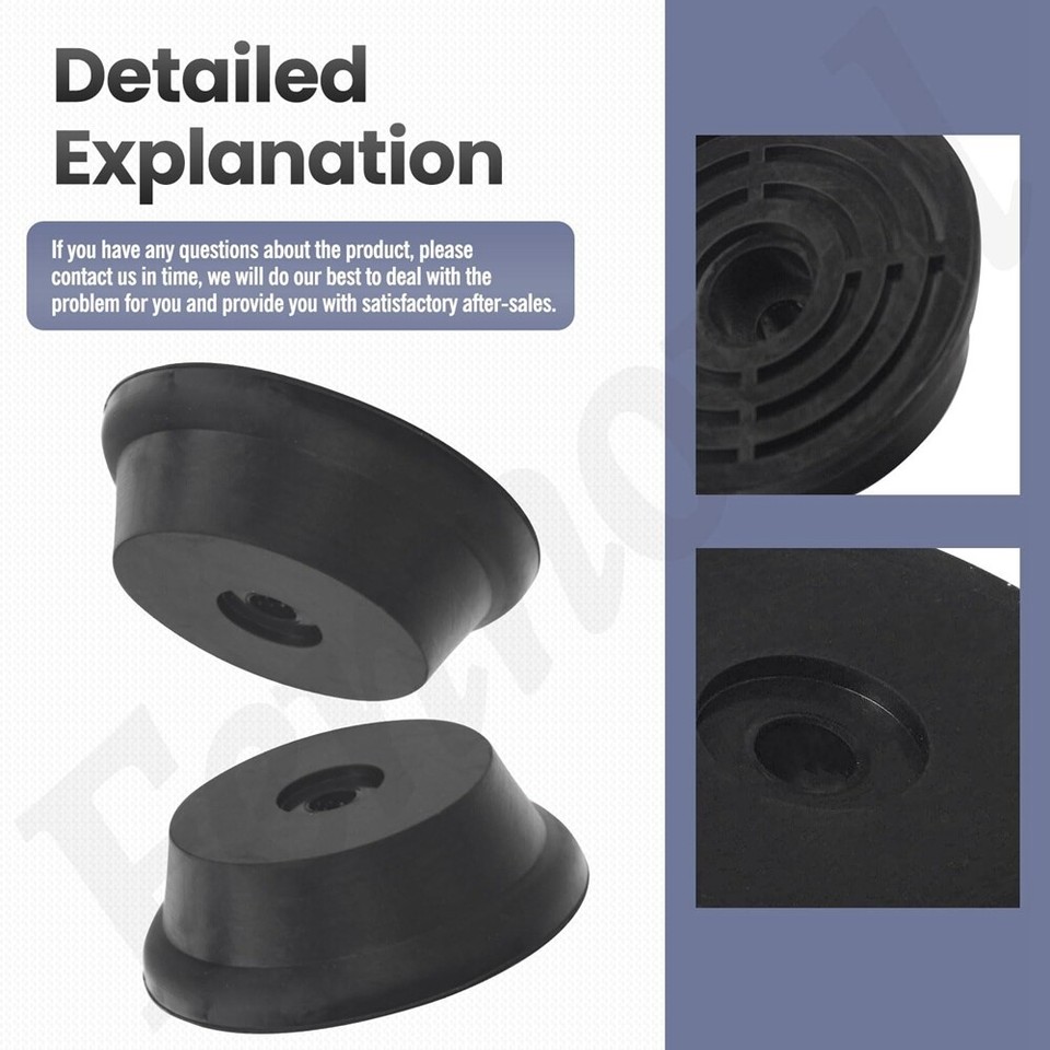 6 PCS 0047774SRV Powermate Rubber Foot Isolator Mount Fits Generac ...