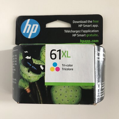 2026 2027 Genuine HP 61XL Tri-Color OEM High Yield Ink Cartridge ...