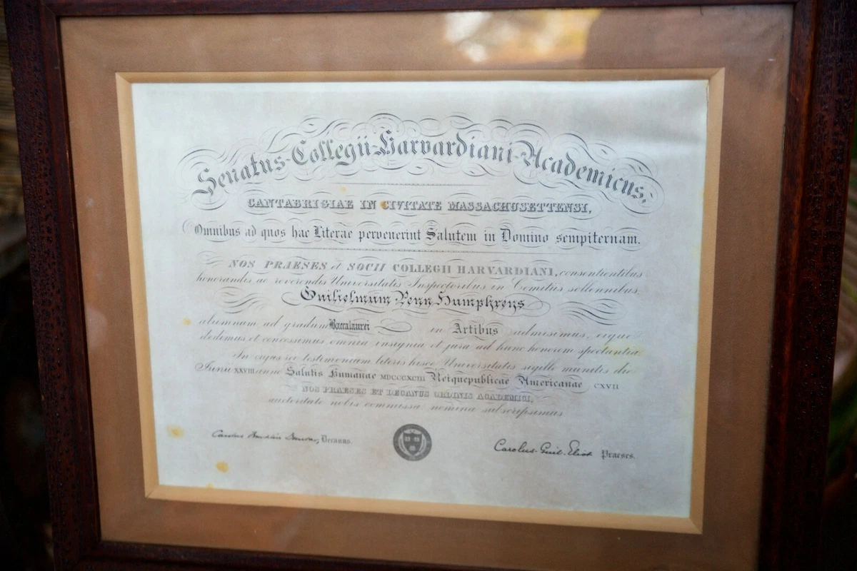 Harvard Diploma Latin