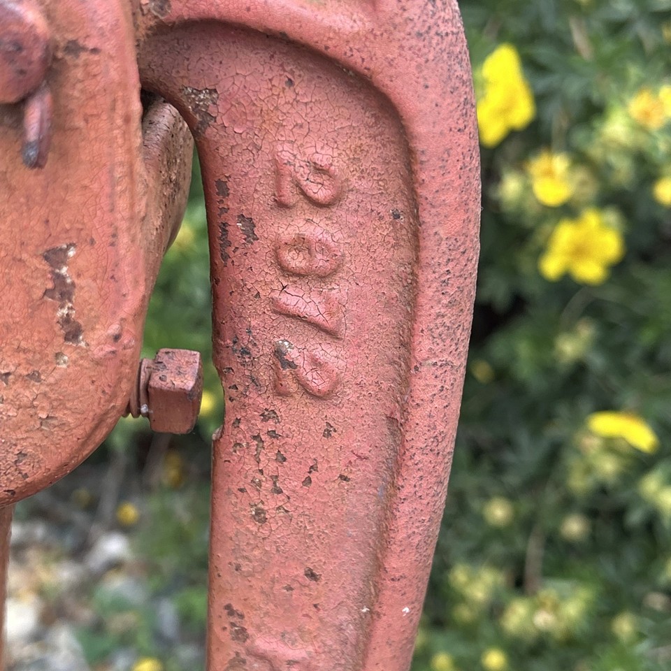 Antique Cast Iron Farm House Hand Crank Water Pump Myers Pat Jan 16 ...