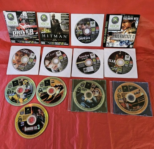 Xbox Magazine Demo Disc Game Lot Of 53 Game Discs Most In Great ...