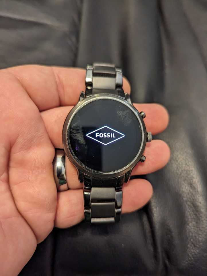 Fossil DW10F1 Gen 5 Carlyle HR Smart Watch/Black Ceramic Band/VG ...