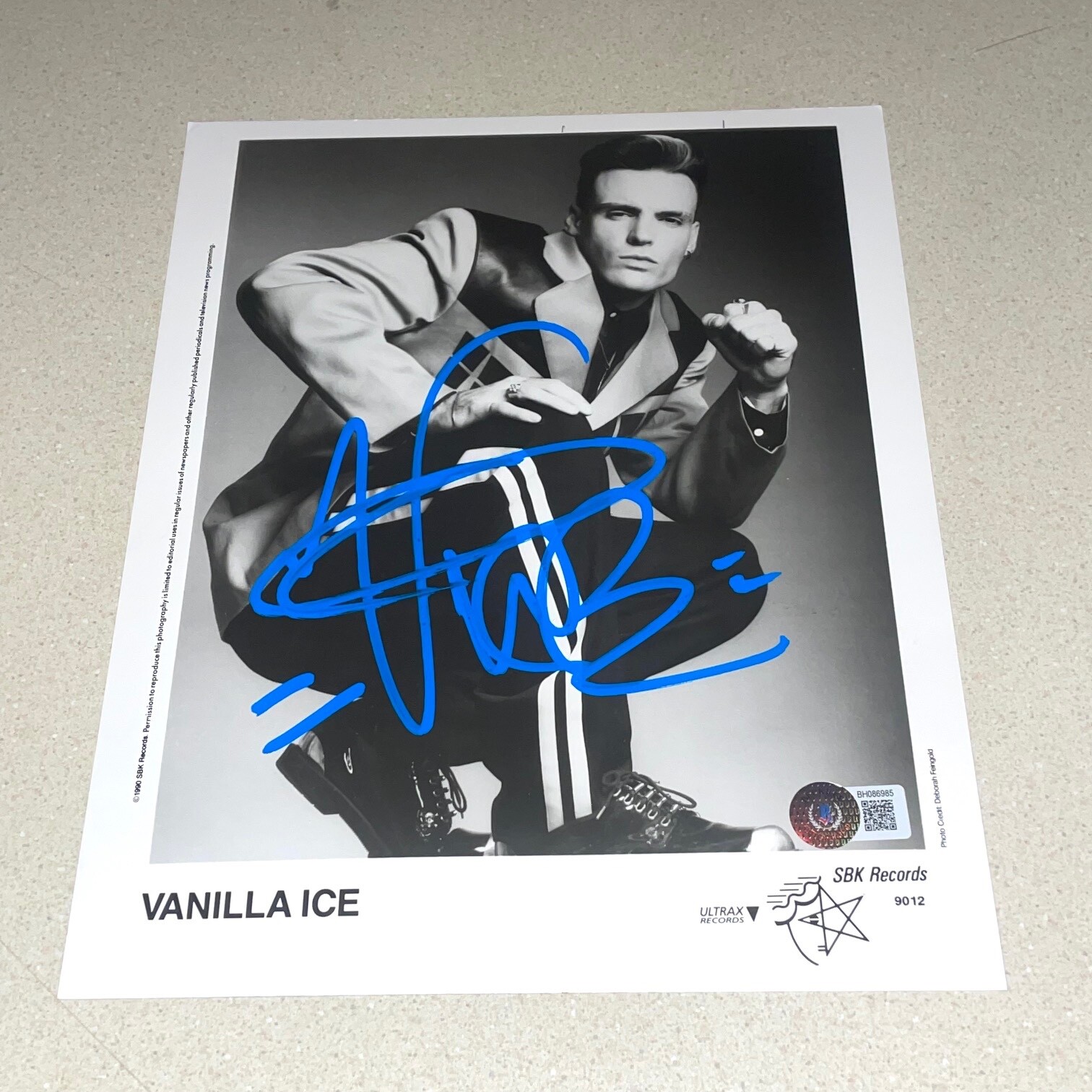 VANILLA ICE signed autographed 8x10 RAPPER BECKETT BAS COA BH086985 | eBay