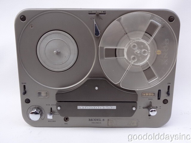 Tandberg - Reel to Reel - Model 8 - 2 Track Tape Player/Recorder in ...