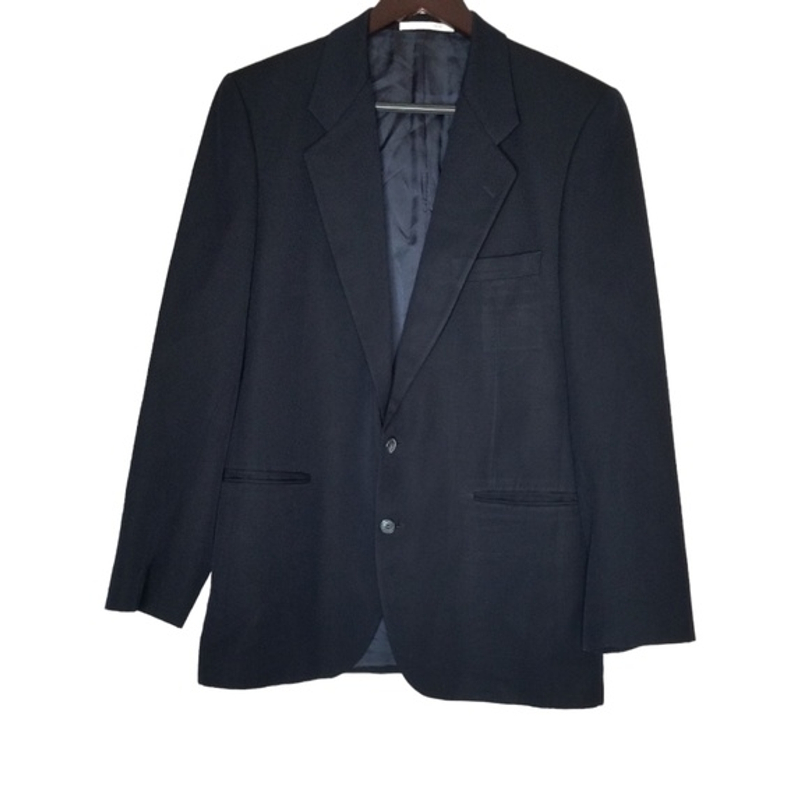 Yves Saint Laurent YSL Blazer Suit Jacket Navy Blue Sport Coat Men's ...