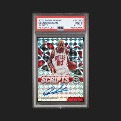 2020 Panini Mosaic #SC-DRO Dennis( Rodman Scripts PSA 9) | eBay
