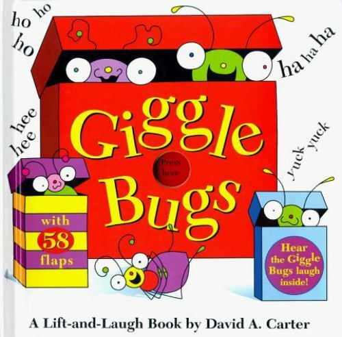 Giggle Bugs : A Lift-and-Laugh Book by David A. Carter (1999, Hardcover ...