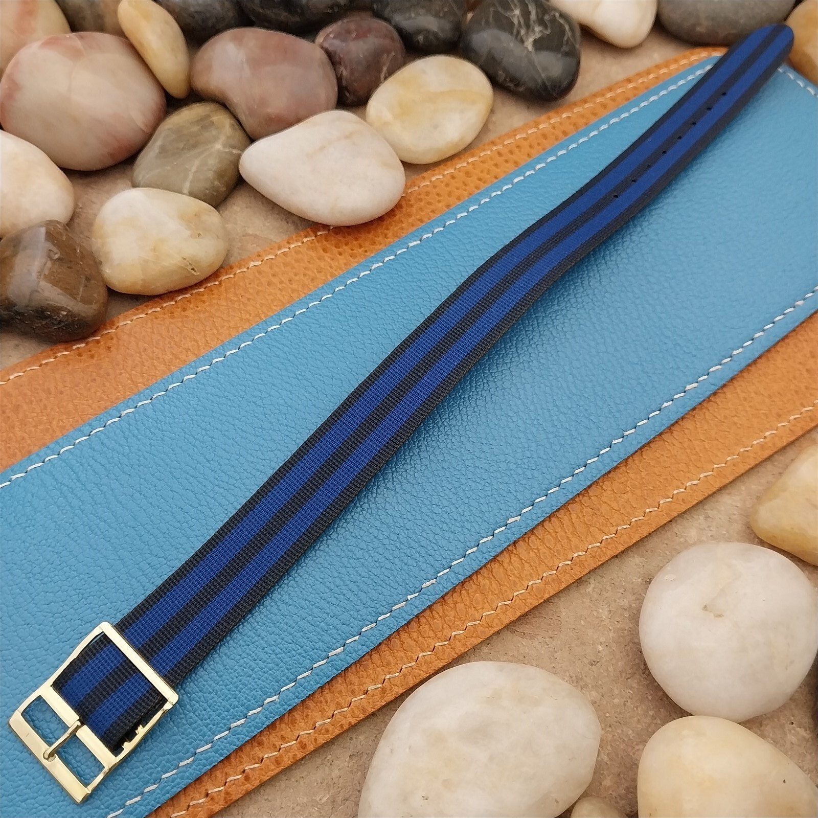 Vintage 18mm Perlon Reversible Classic Single Pass Unused nos 1960s ...