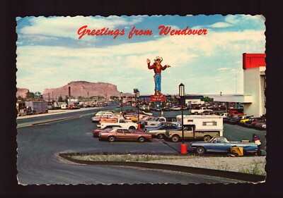POSTCARD : NEVADA - WENDOVER NE - UTAH STATE LINE TRAVEL STOP GREETINGS ...