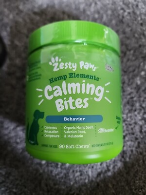 Zesty Paws Calming Bites - Behavior - Turkey Flavor 90 Soft Chews- Exp ...