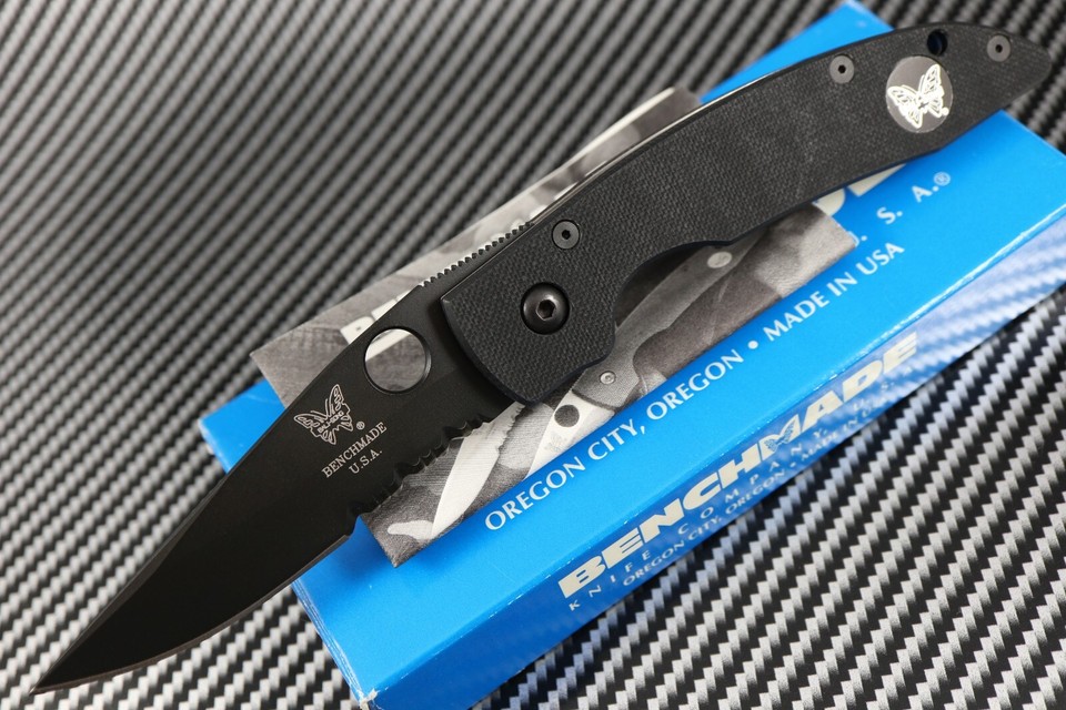 [NEW!] BENCHMADE 812SBT MINI AFCK ATS-34 Steel G10 Scales Vintage ...