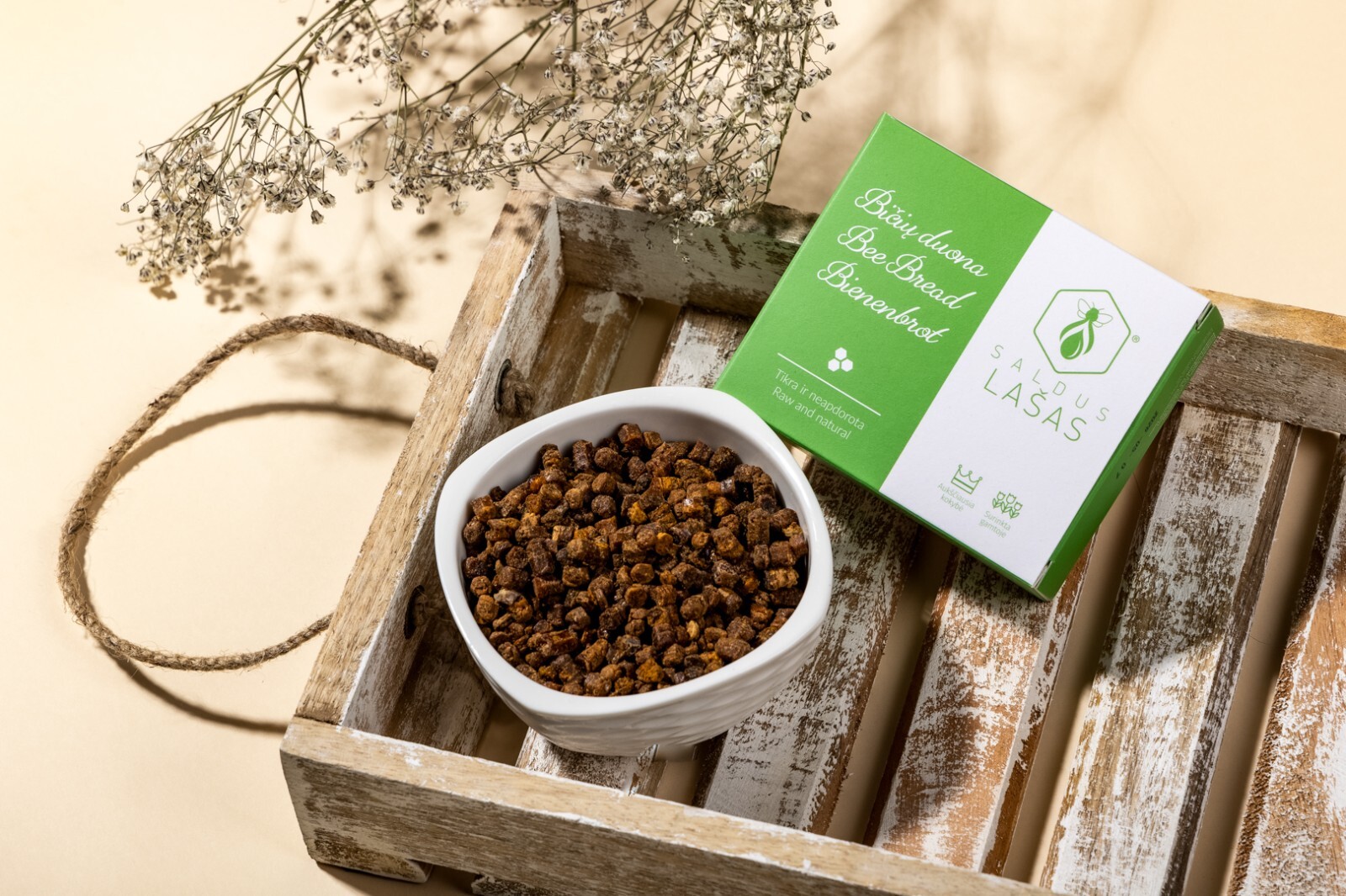 100% Natural Bee Bread, Raw, Organic, Fermented Bee Pollen, Perga ...