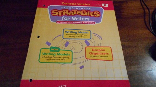 Strategies for Writers (Levels A) by Zaner-Bloser Transparencies NEW | eBay
