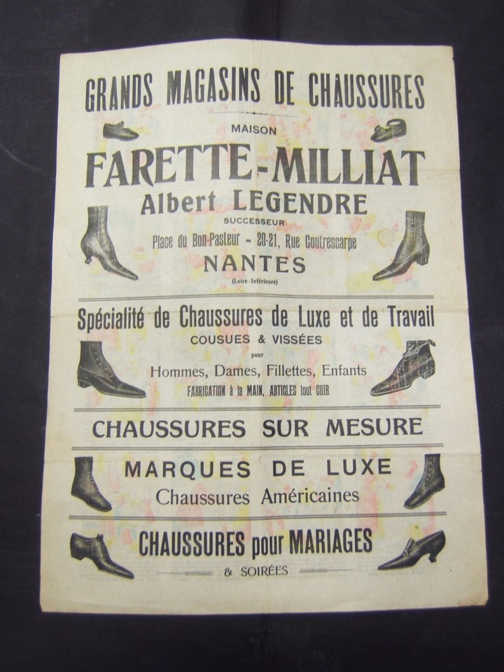Poster Shoes Farette-Milliat The Four Seasons Imagery Nancy | eBay