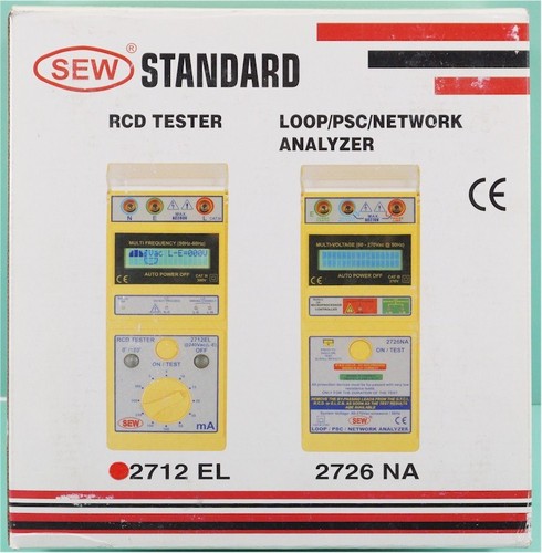 NEW SEW 2712 EL Digital RCD (ELCB) Tester | eBay