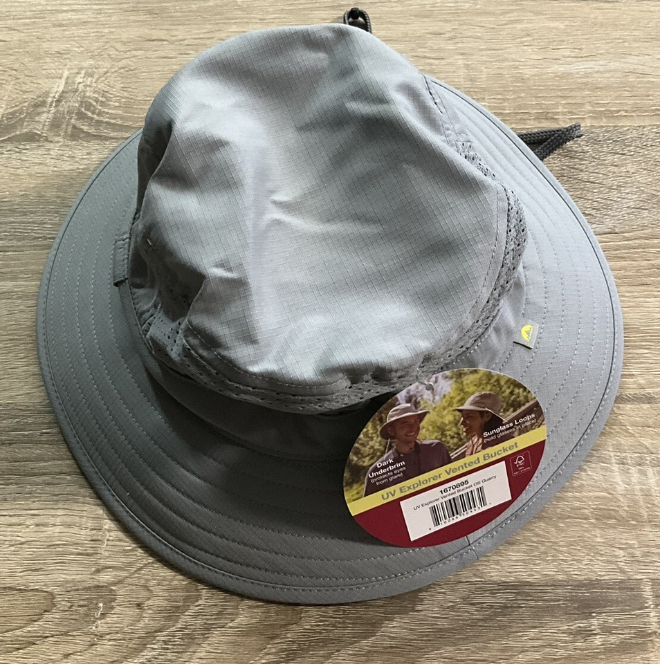 Solar Escape UV Explorer Vented Bucket Hat UPF50 Unisex Sun Beach Hat w ...