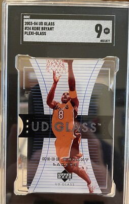 2003 Upper Deck Glass Kobe Bryant Plexi Glass SGC 9 - SGC POP 5 | eBay