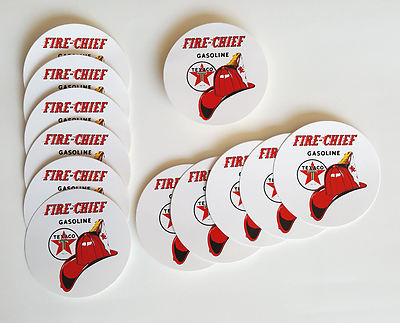 Set of 12 Fire Chief 3" Vinyl Decals (DC114C) | eBay
