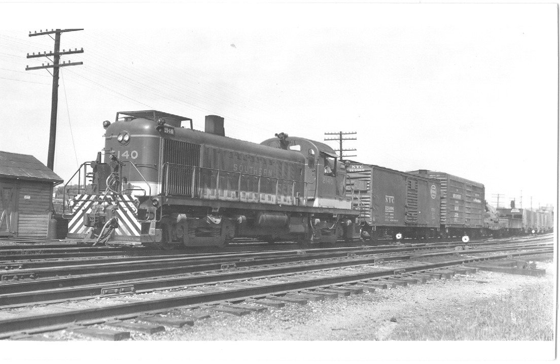 Vintage Southern Rwy. #2140 diesel engine, Atlanta Ga. 9-17-1952 | eBay