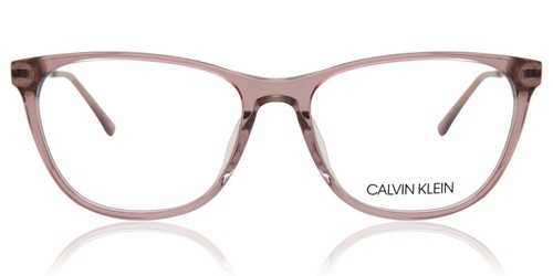 NEW Calvin Klein CK18706 535 Crystal Mauve Eyeglasses 53/16/135 with CK ...