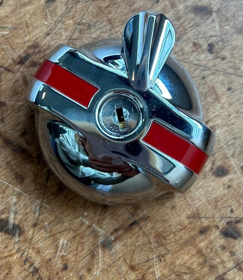 1955 1956 1957 Chevy Locking Gas Cap w/Red Stripe NEW | eBay