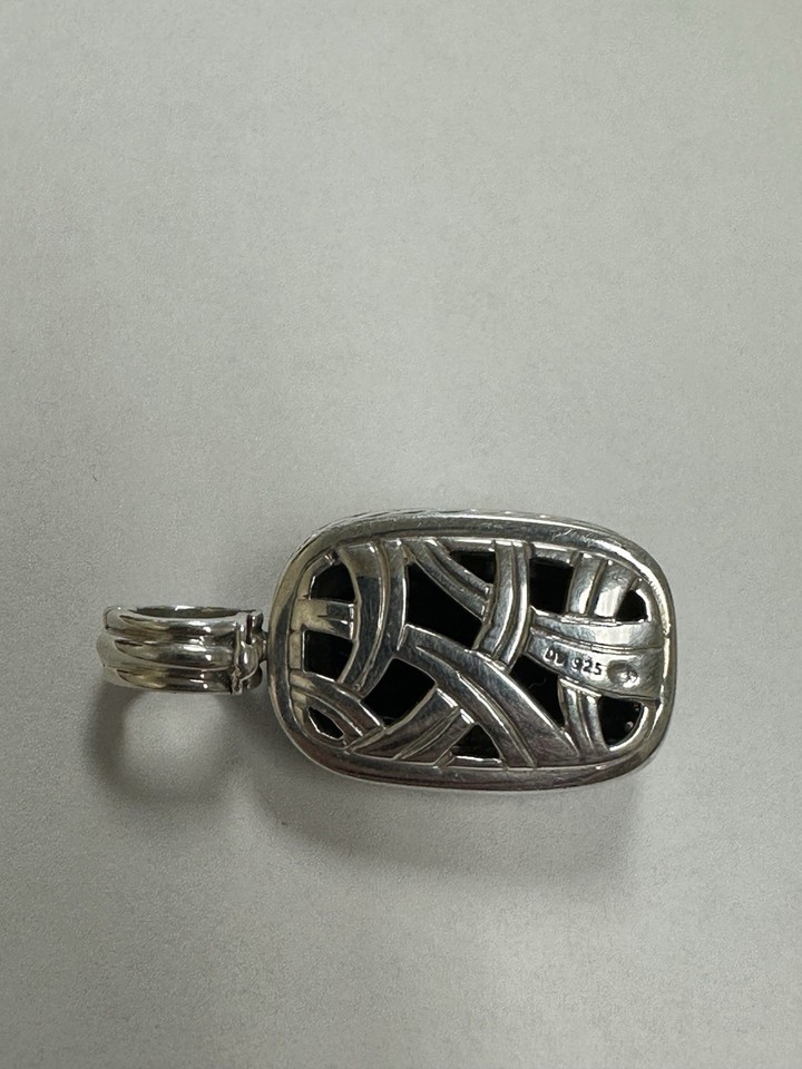 David Yurman Noblesse Diamond & Blueish Purple Sterling Silver Cable ...