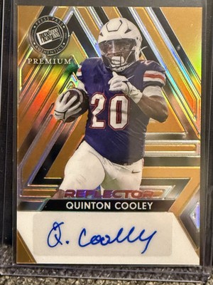 2024 Leaf Premium Press Pass #BA-QC1 Quinton Cooley Autograph Reflector ...
