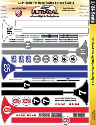 MG 3418 - 1/24 High Def Racing Decals Fat Head Racing Stripes Style 2 ...