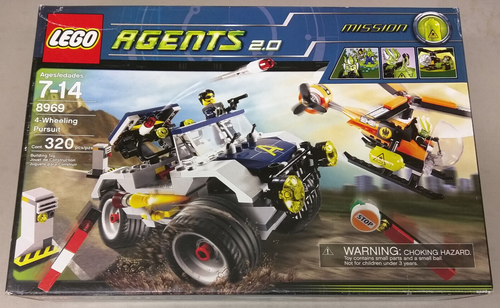 LEGO Agents 2.0 8969 4-Wheeling Pursuit NEW! Monster Truck Jeep Helicopter | eBay