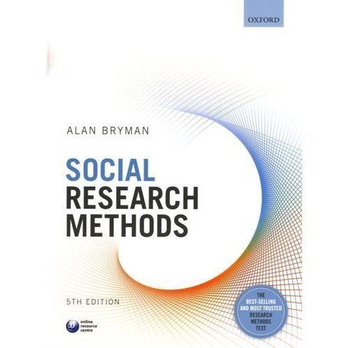 Social Research Methods by Alan Bryman (Paperback, 2015) for sale ...