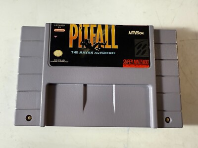 Pitfall: The Mayan Adventure (NINTENDO SNES, 1994) TESTED - Cartridge ...