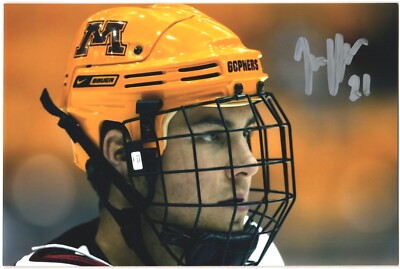 Jake Hansen Autographed 4x6 Color Photo Minnesota Golden Gophers #21 ...