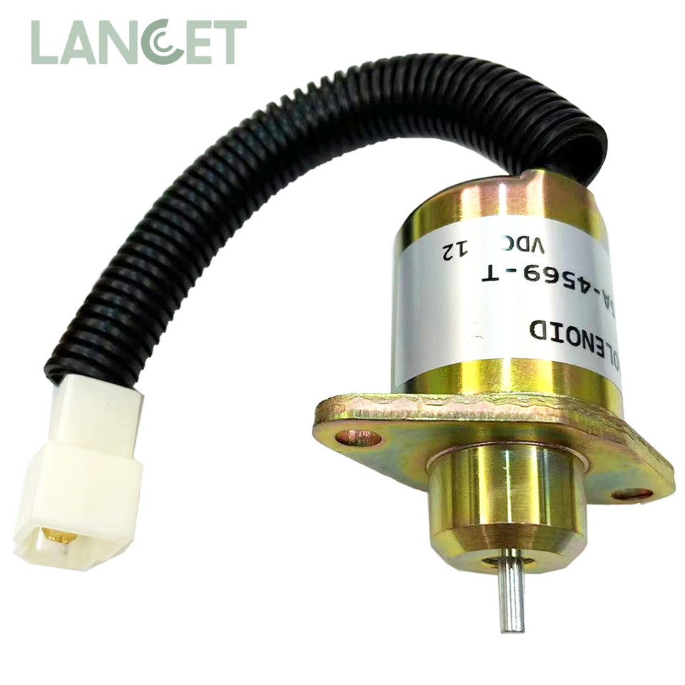 Fuel Shut Off 12V Shutdown Solenoid SA4569T Fits Kubota Yanmar Synchro ...