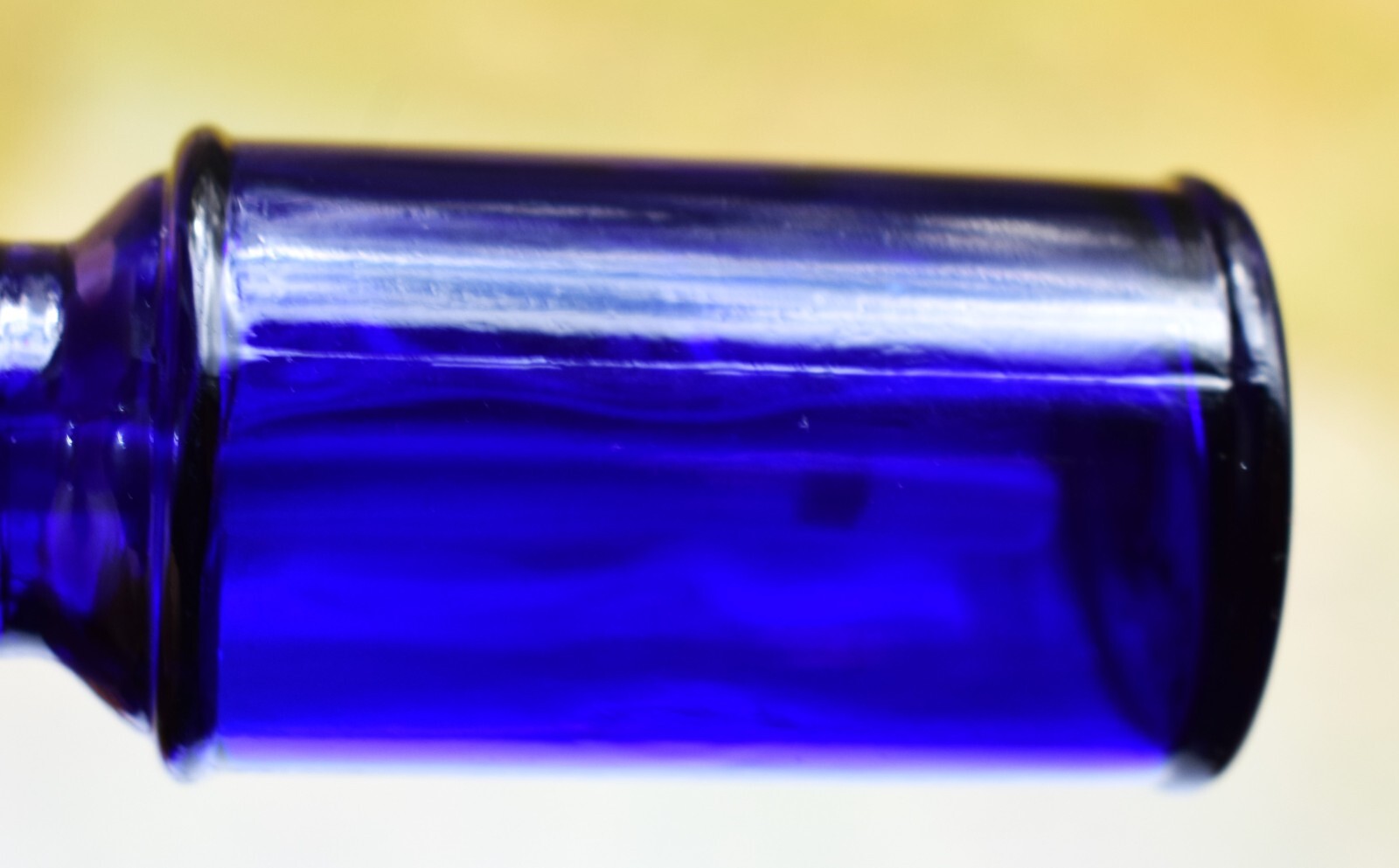 Vintage Antique Cobalt Blue Glass Poison Iodine Tincture with Dropper ...