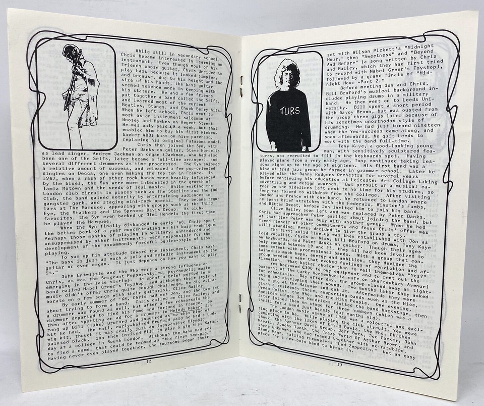 Original 1983 Relayer #15 Magazine Yes Band Asia Bagheera Ed Sciaky ...