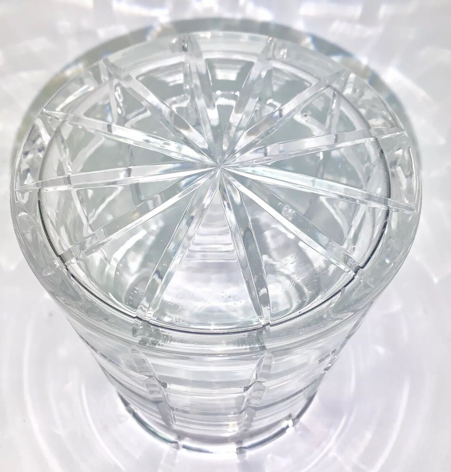 Vintage TOWLE ?? LEAD CRYSTAL NO LID BISCUT/CANDY JAR | eBay