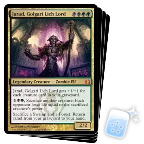 JARAD, GOLGARI LICH LORD X4 Return To Ravnica RTR Magic MTG MINT CARD ...