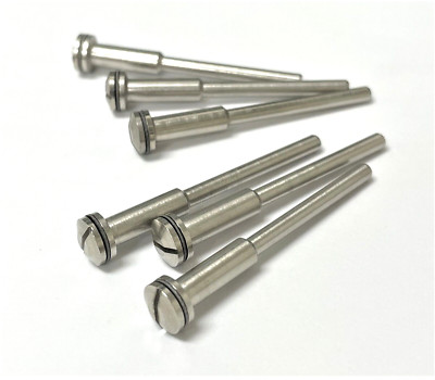 6PCS German Screw Mandrel 1/8" Shank Screw Rotary Accessory Holder 1/16 ...