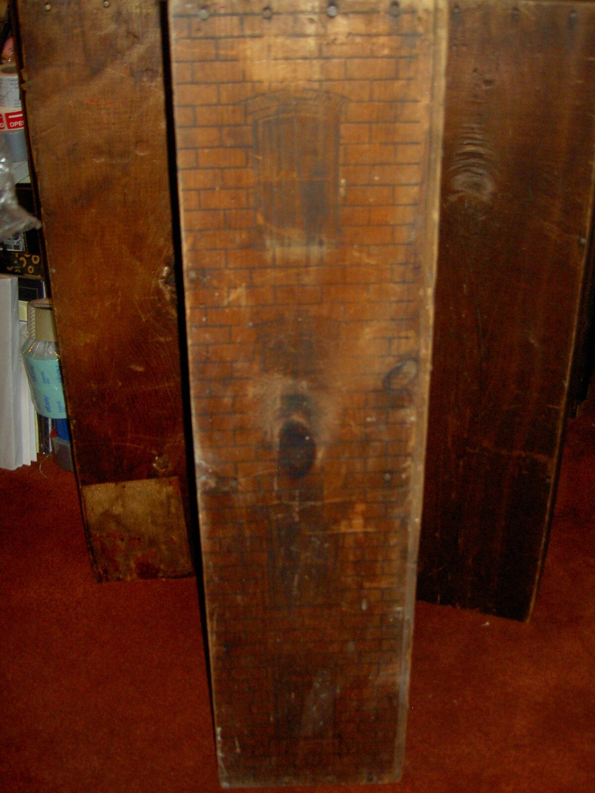 ONE very rare, antique 1890s, Dunham's Cocoanut Shipping Crate ...