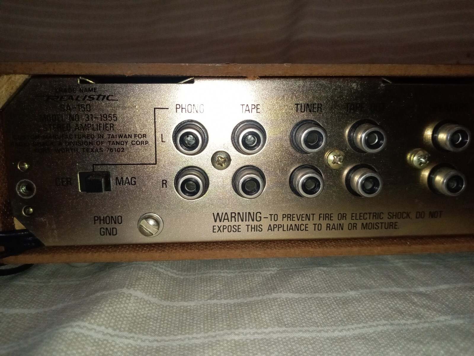 Vintage Realistic SA-150 Integrated Stereo Amp Model 31-1955, Modified ...